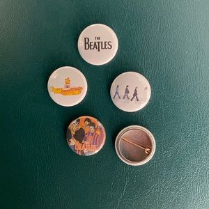 The Beatles | Accessories | Rare The Beatles Pin Back Button Set | Poshmark
